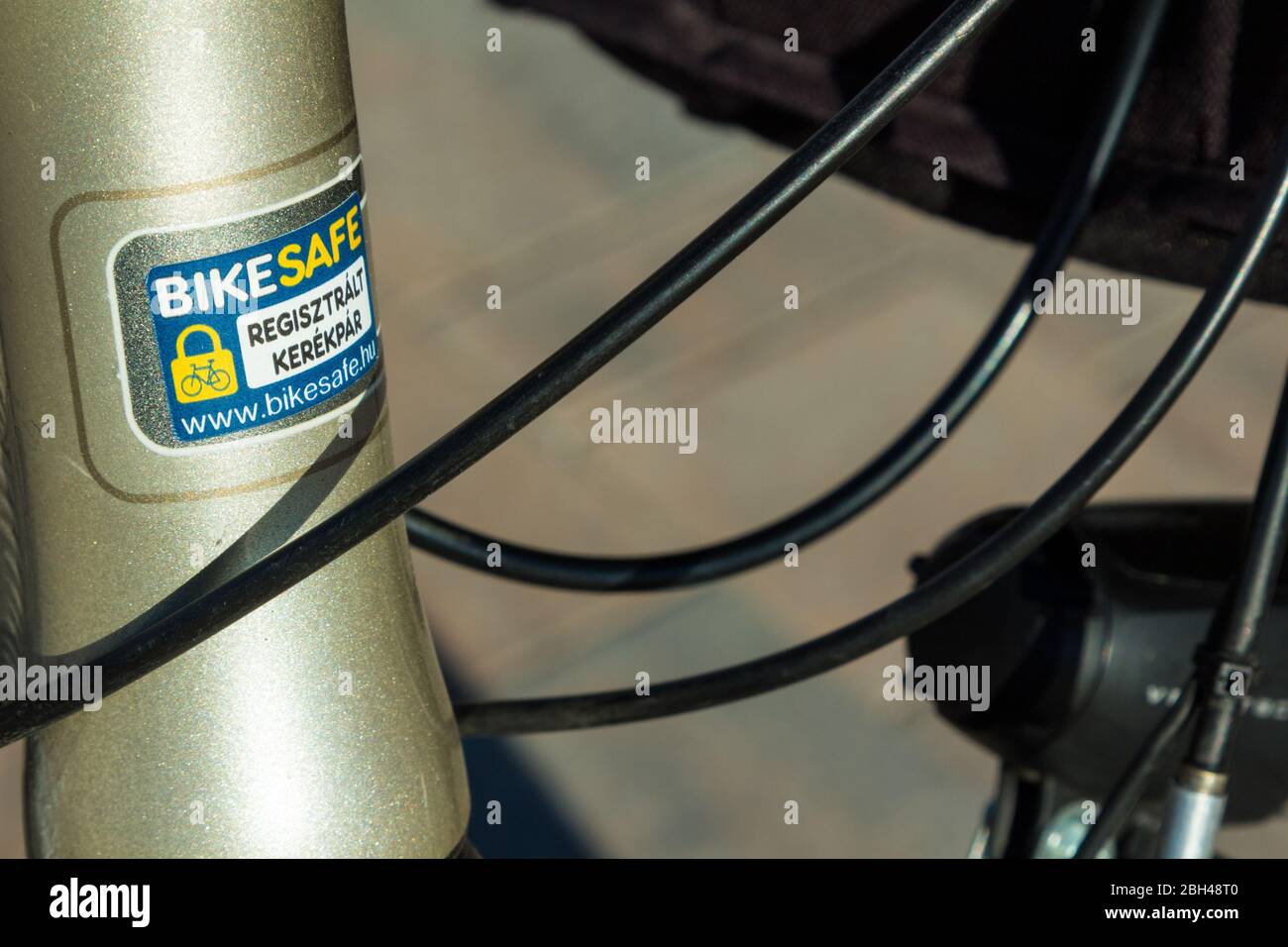 Bike sticker hi-res stock photography and images - Alamy