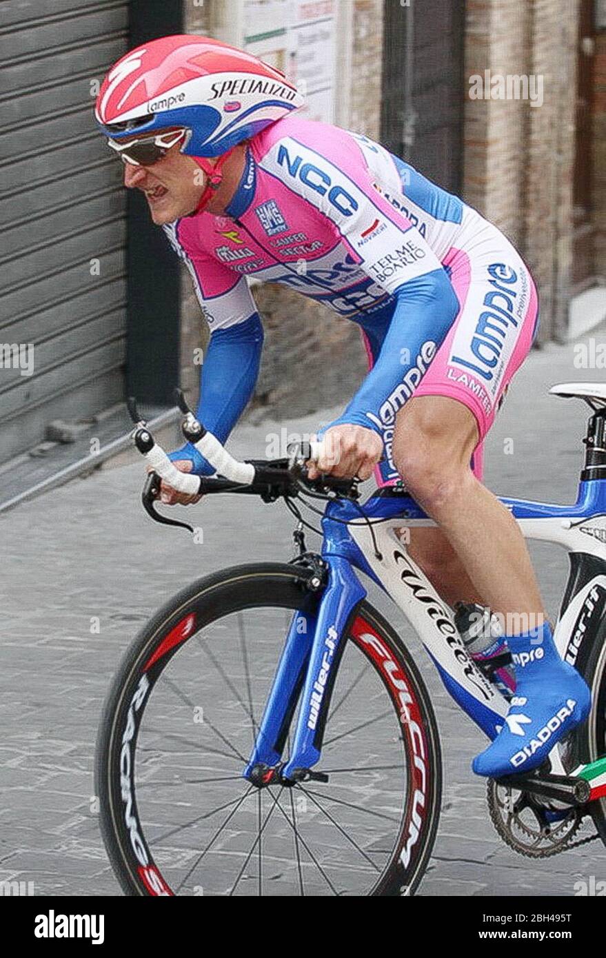 Enrico Gasparotto of Lampre-NGC the Tirreno Adriatico 2009, Stage 5 ...