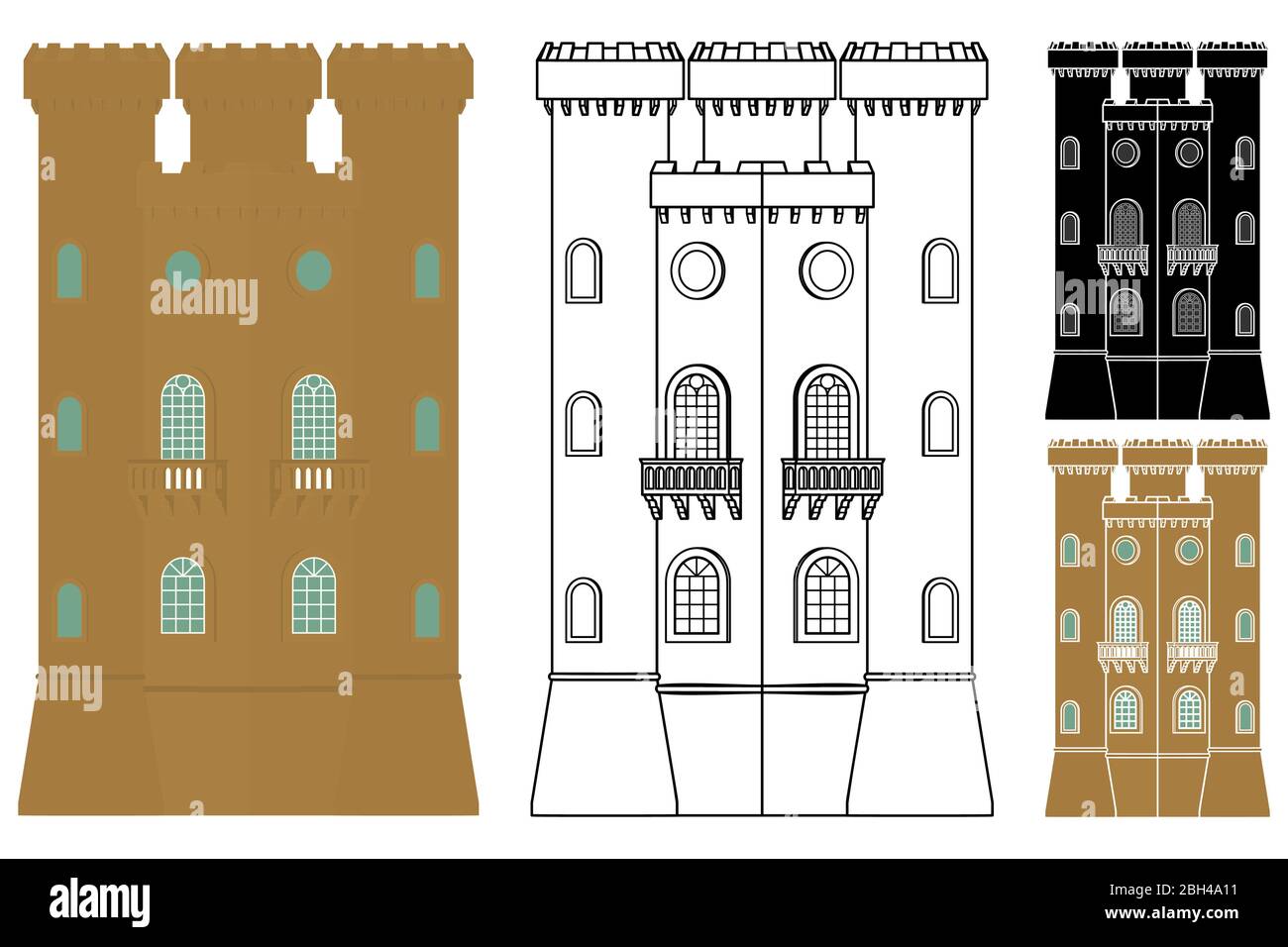 Cotswolds view Stock Vector Images - Alamy