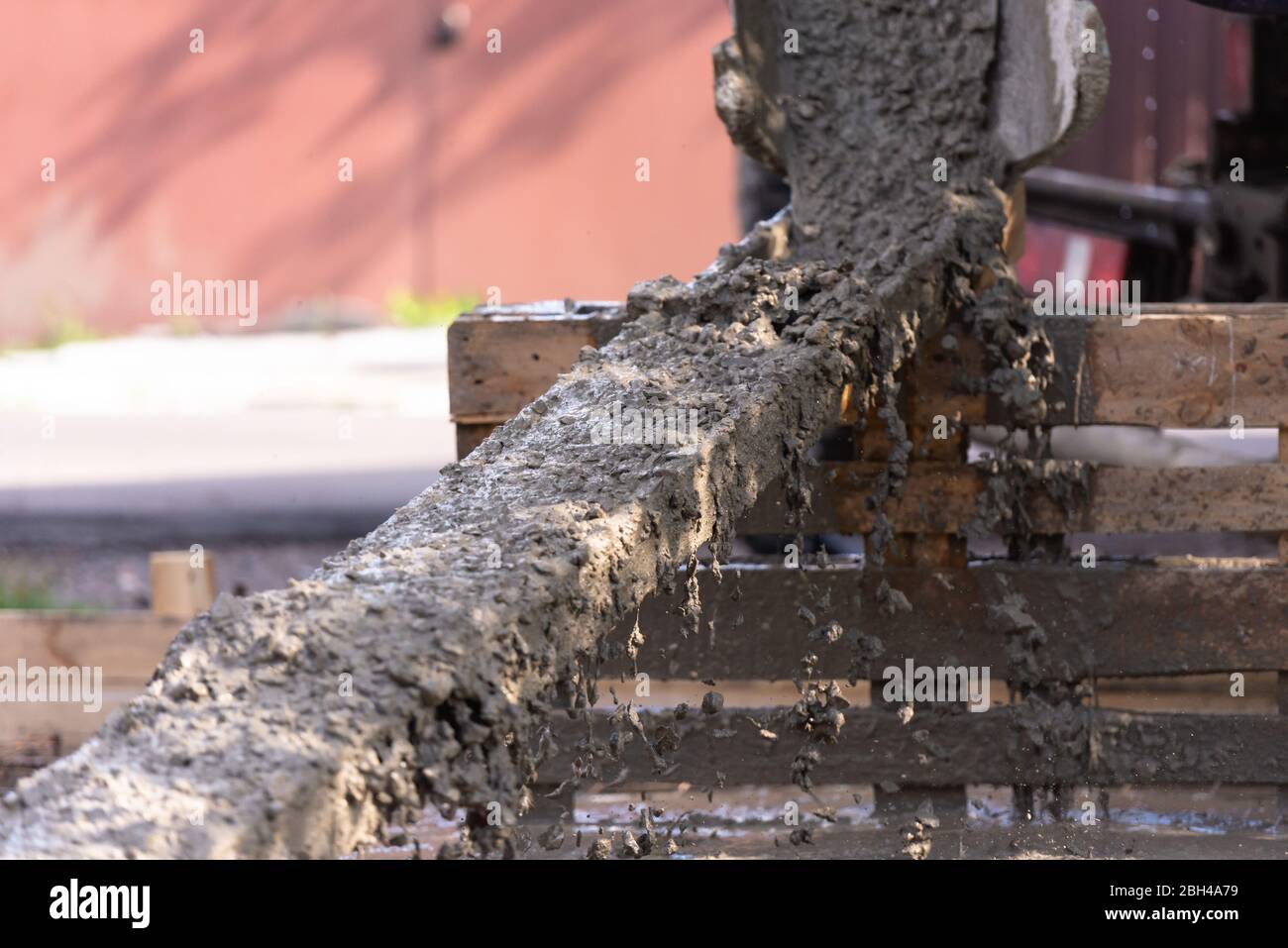 Monolithic poured cement concrete structure hi-res stock photography ...
