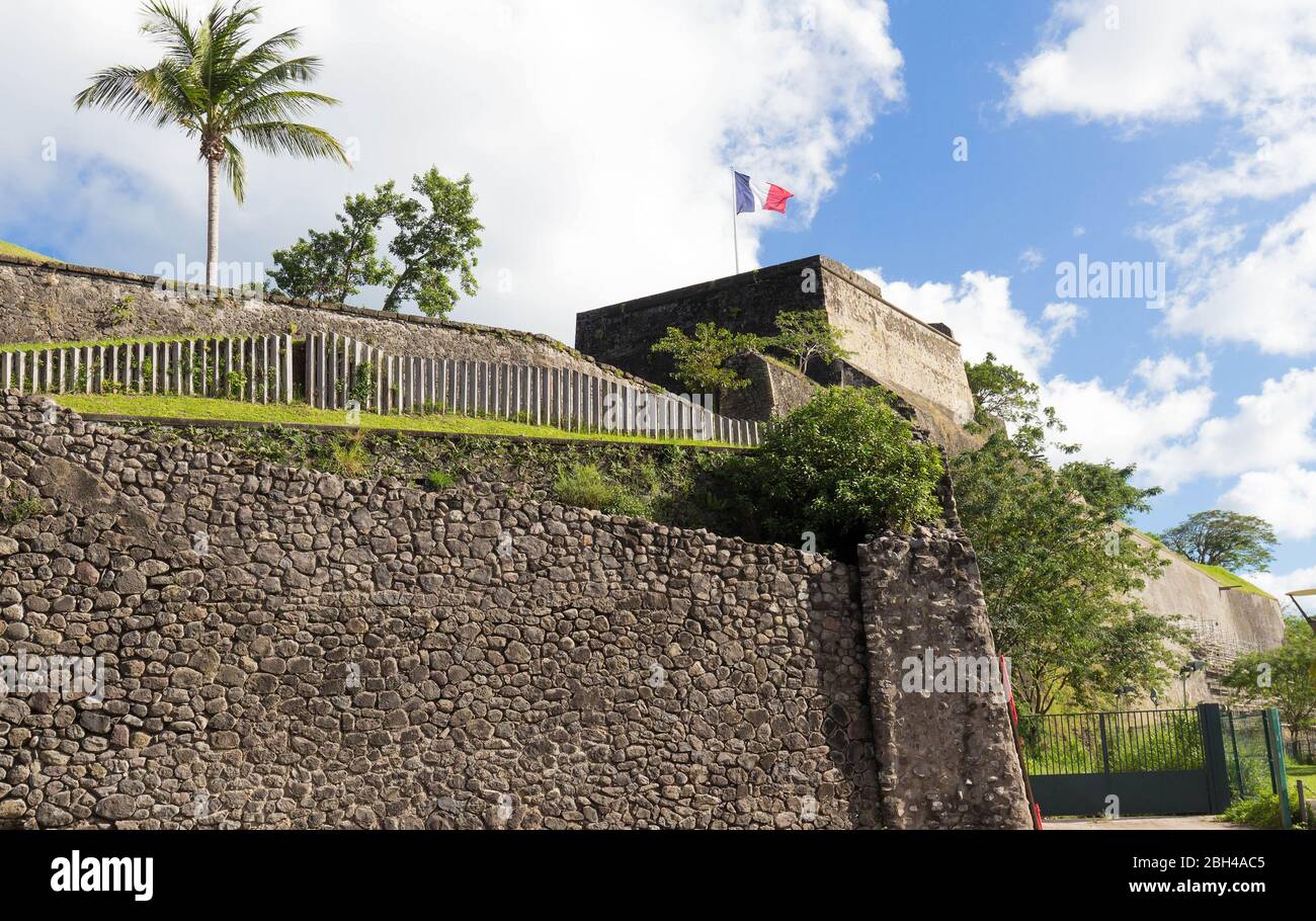 The Fort Saint Louis, Martinique island , France Stock Photo - Alamy