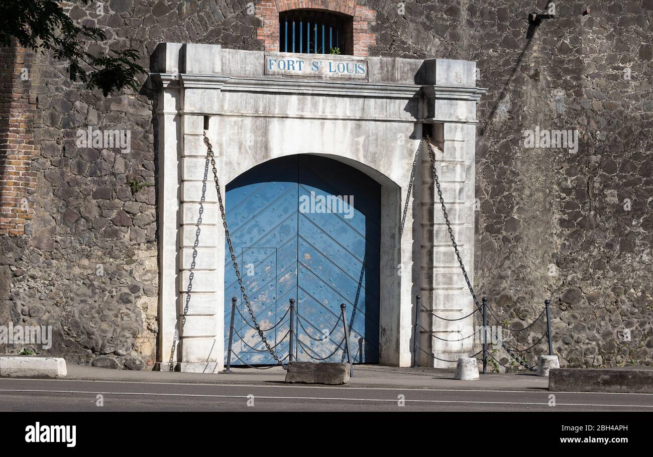 The Fort Saint Louis, Martinique island , France Stock Photo - Alamy