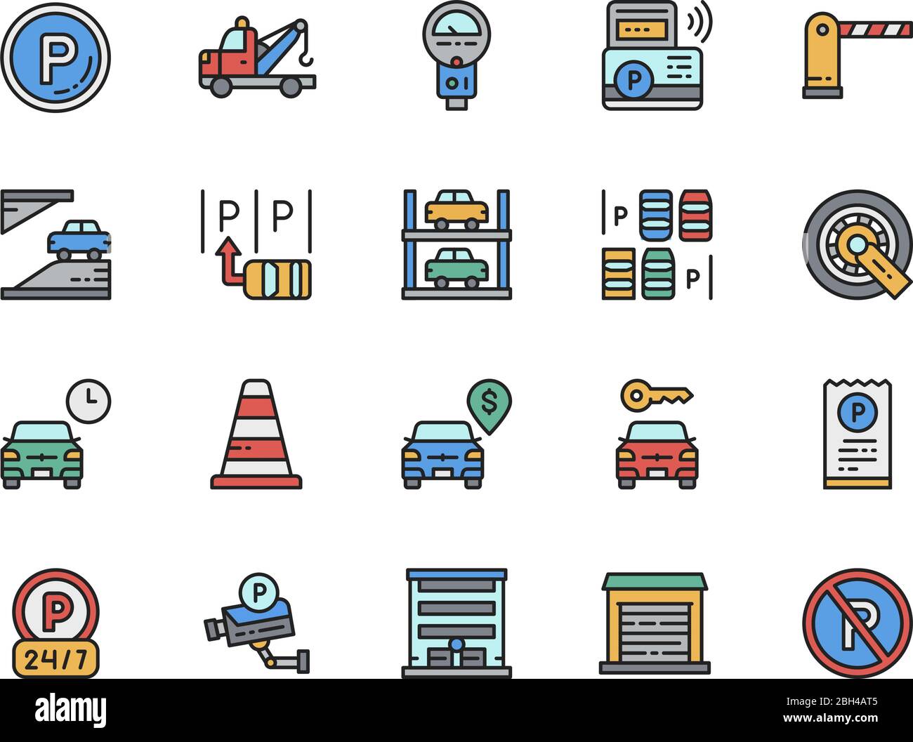 More parked Stock Vector Images - Alamy