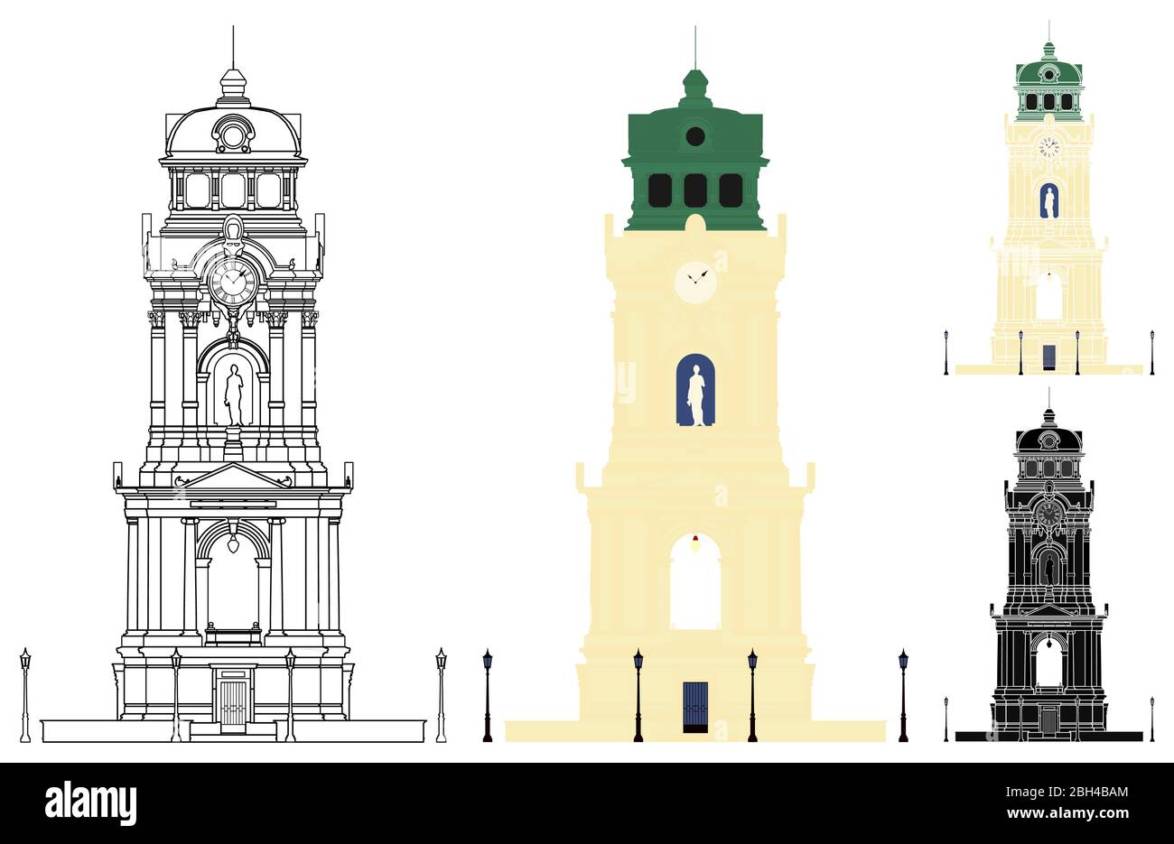 Clock tower pachuca hidalgo hi-res stock photography and images - Alamy