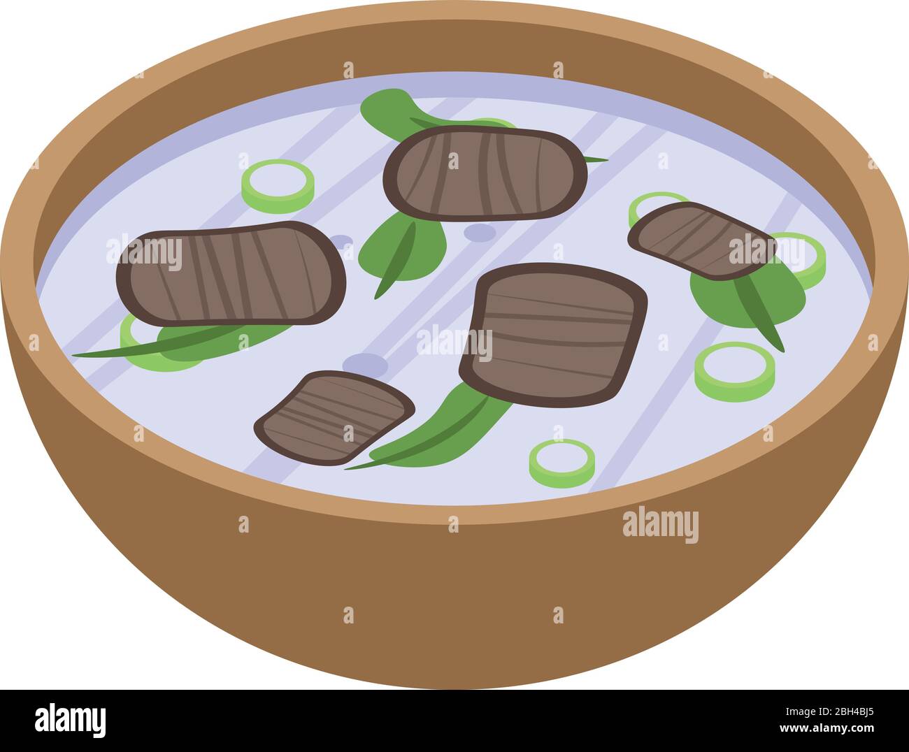 Thai green curry soup Stock Vector Images - Alamy