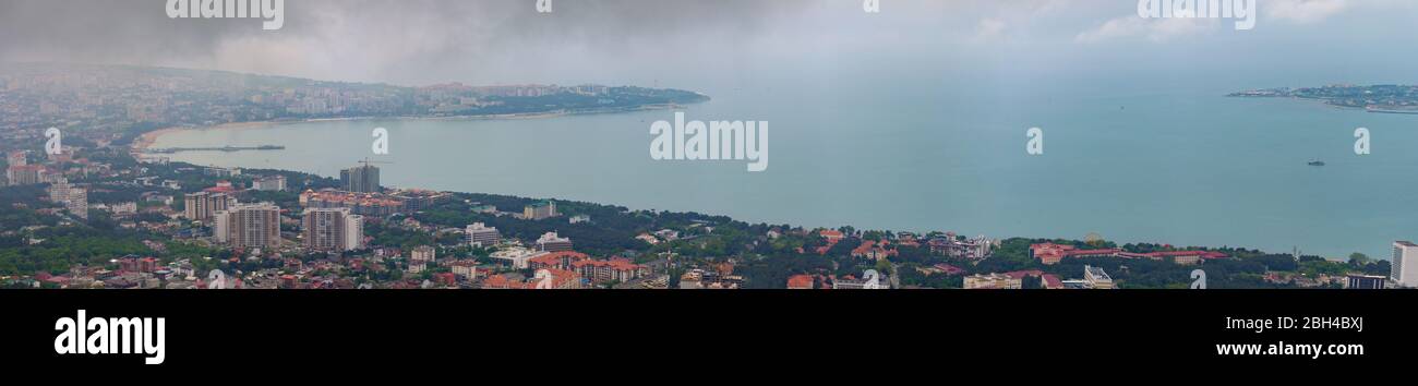 Panorama of the resort city of Gelendzhik. The kind with the Thin Cape ...