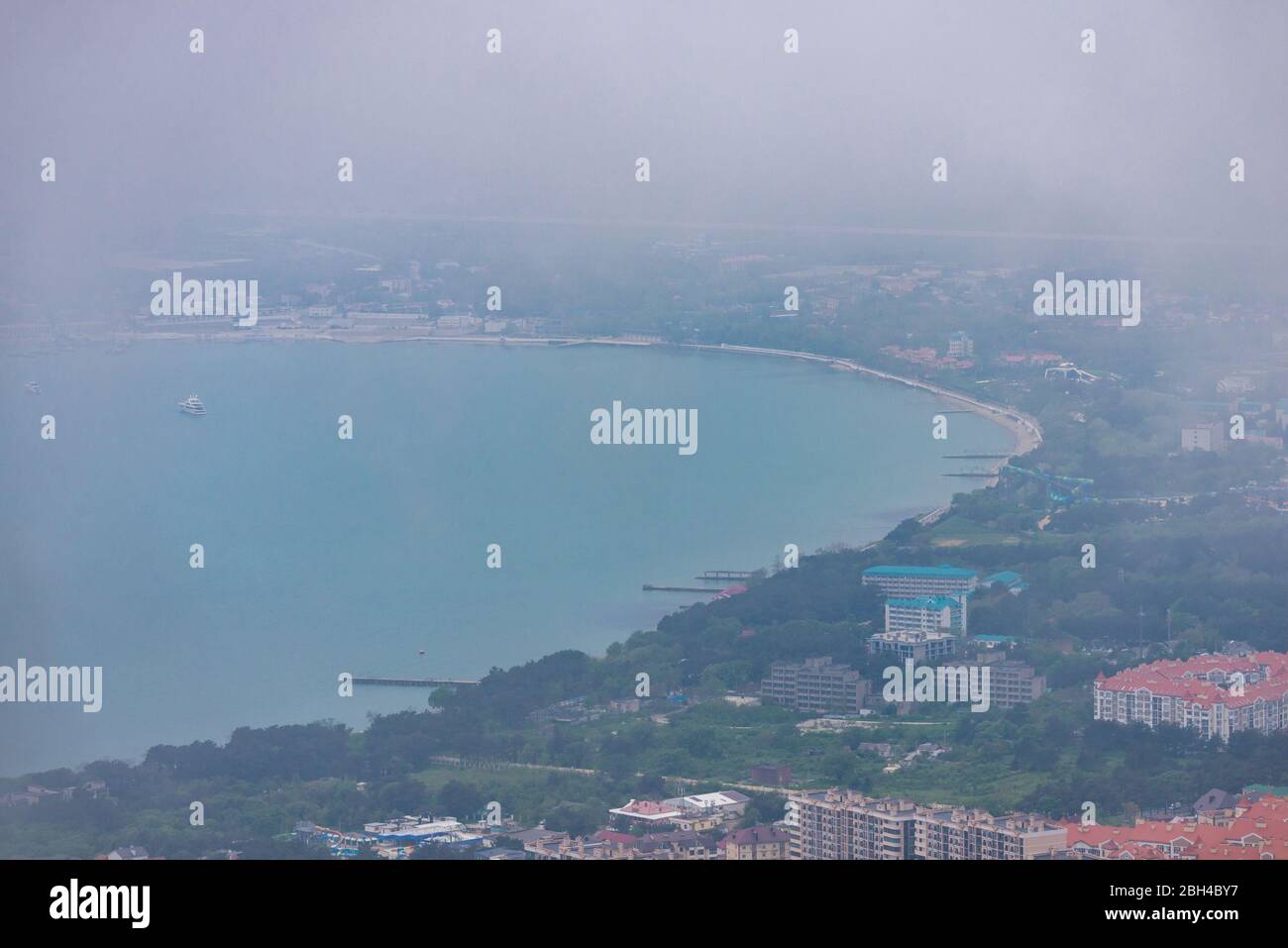 Panorama of the resort city of Gelendzhik. The kind with the Thin Cape ...