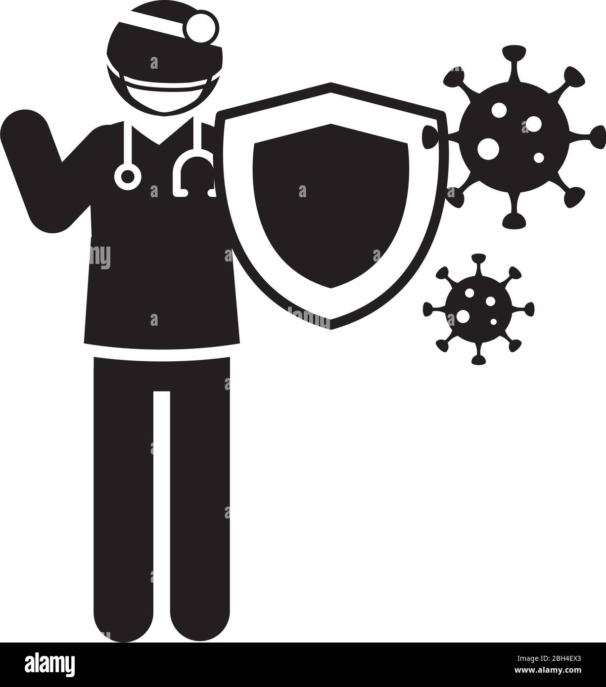 coronavirus covid 19, physician shield protection prevention, health ...