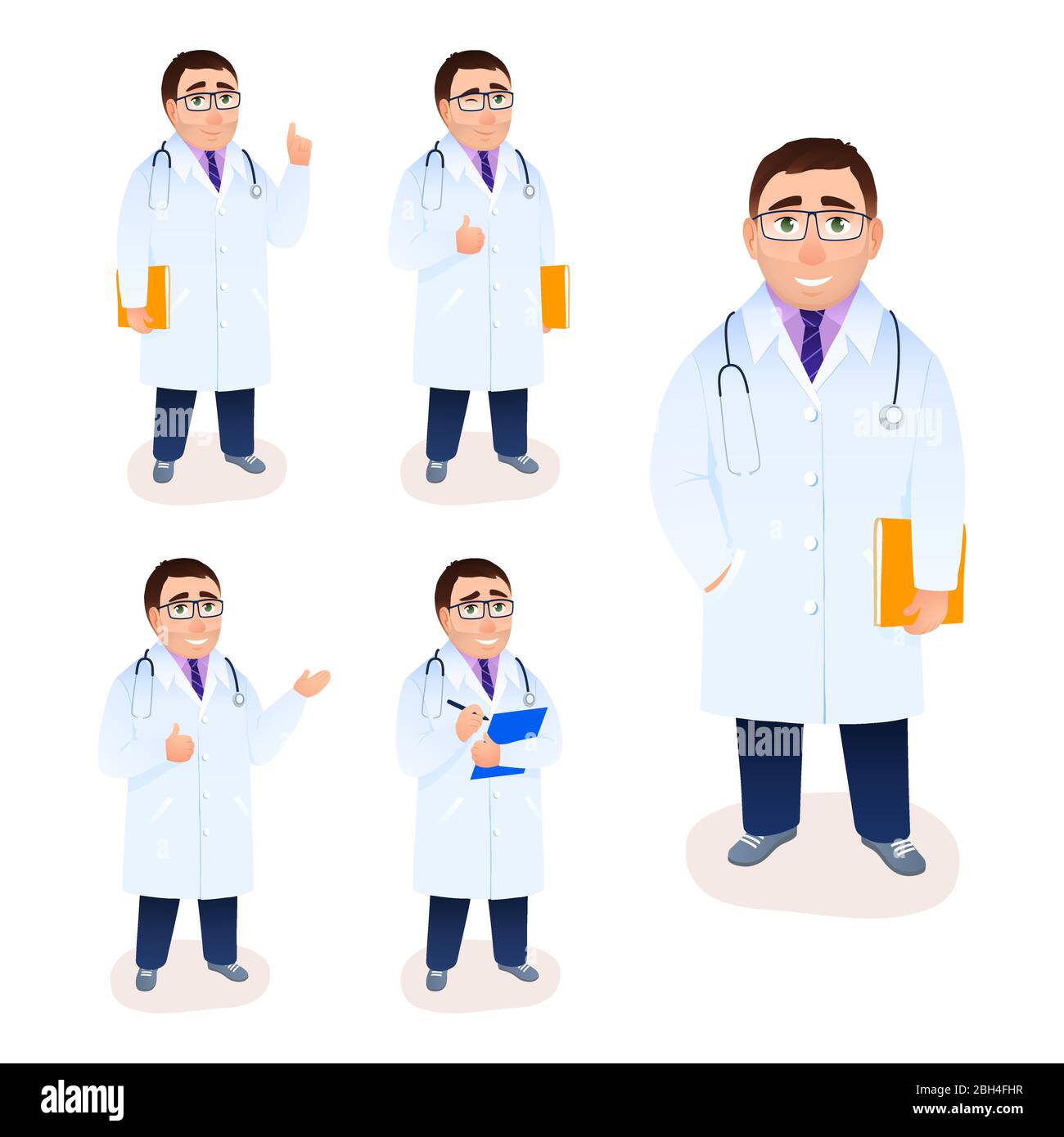 Doctor gestures Cut Out Stock Images & Pictures - Alamy