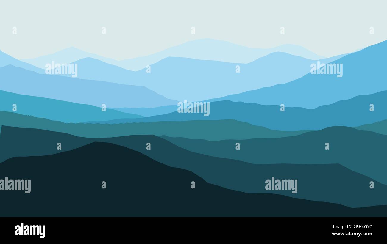 Atmospheric perspective Stock Vector Images - Alamy