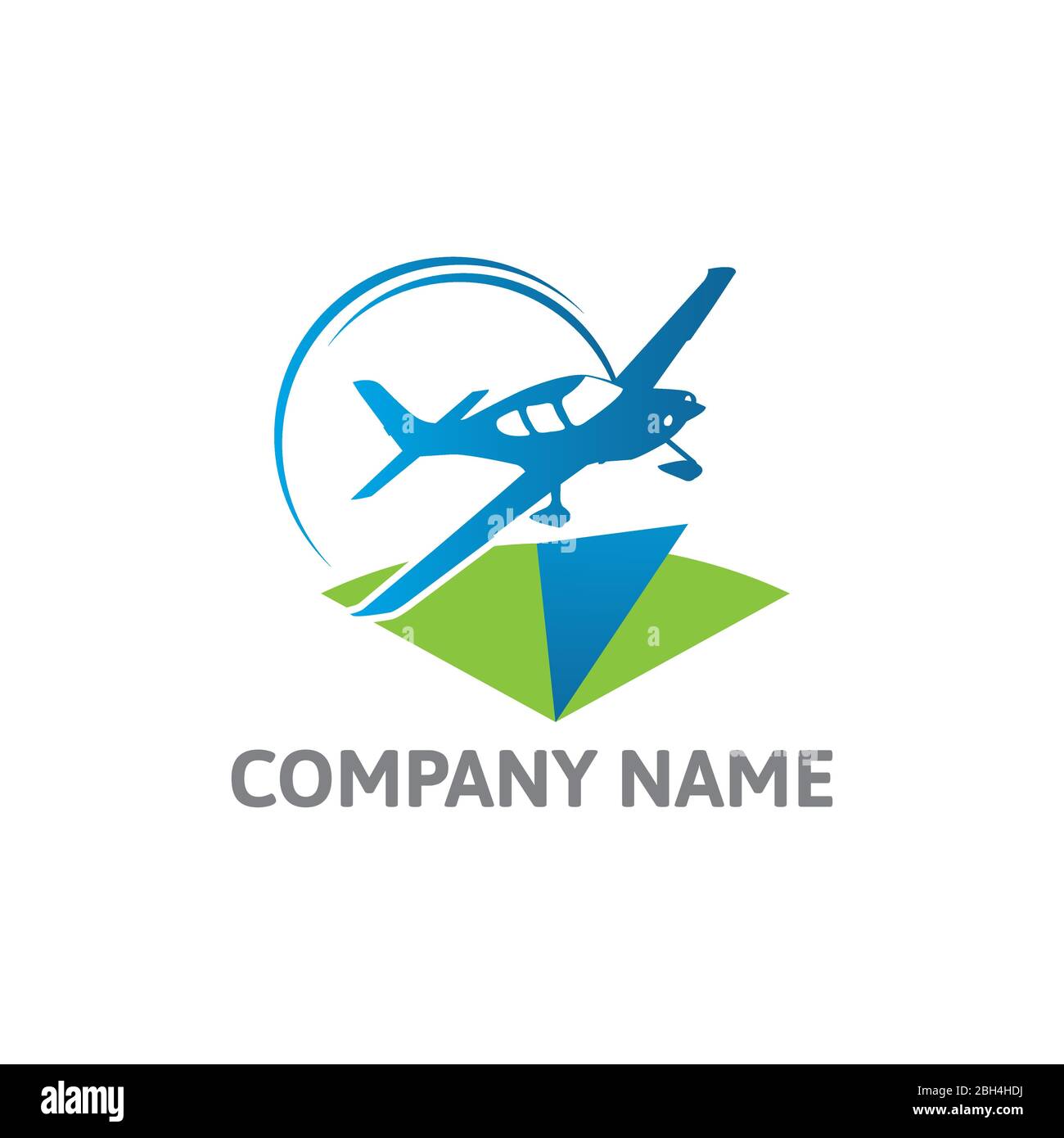 Airplane vector logo concept aircraft hi-res stock photography and ...
