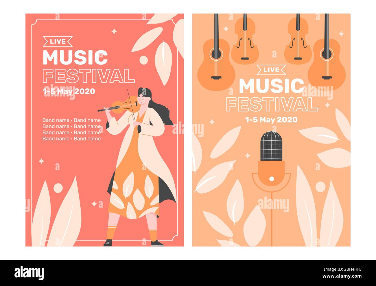 Creative poster flyer two Cut Out Stock Images & Pictures - Alamy
