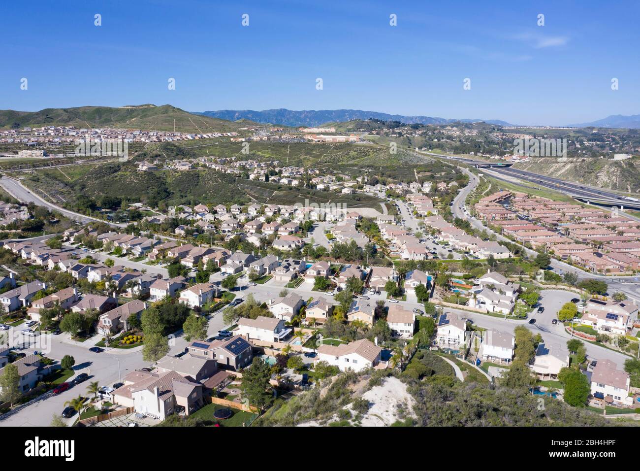 California suburban sprawl hi-res stock photography and images - Alamy