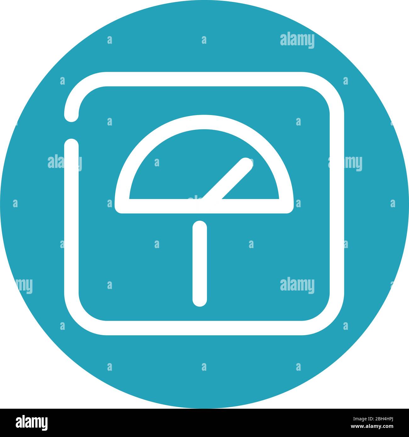 body weight scale medical and health care vector illustration block ...