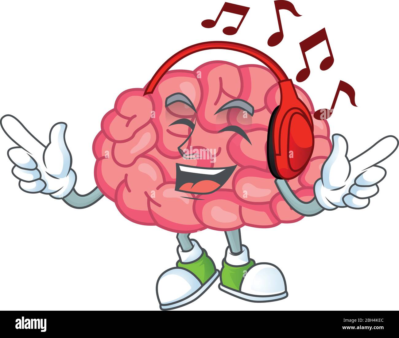 Human brain anatomy music Stock Vector Images - Alamy