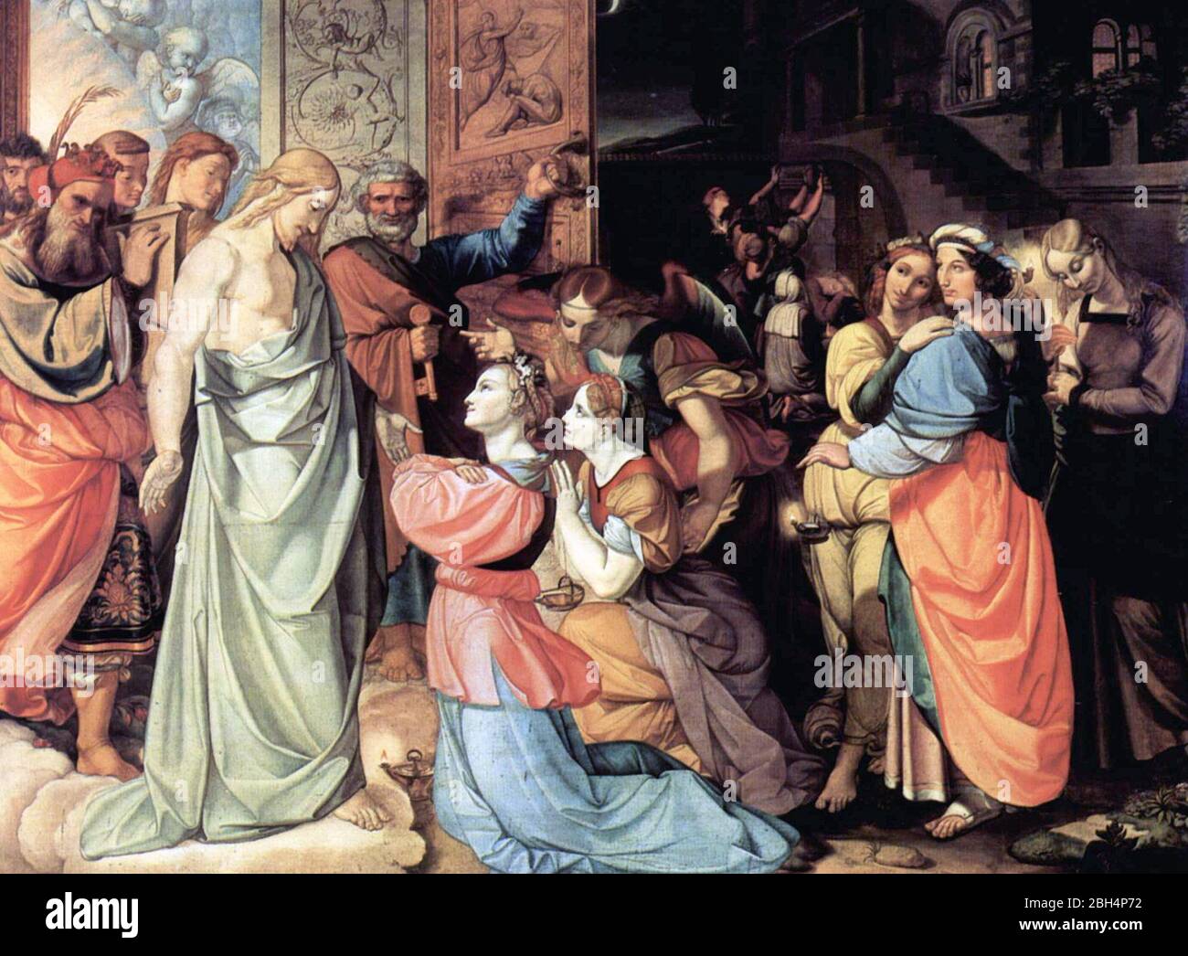 The wise and the foolish virgins - Peter von Cornelius, circa 1813 ...