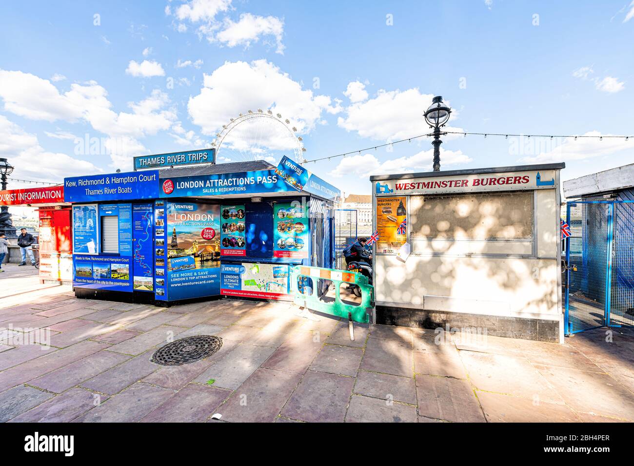 Ticket booth with cross sign hi-res stock photography and images - Alamy