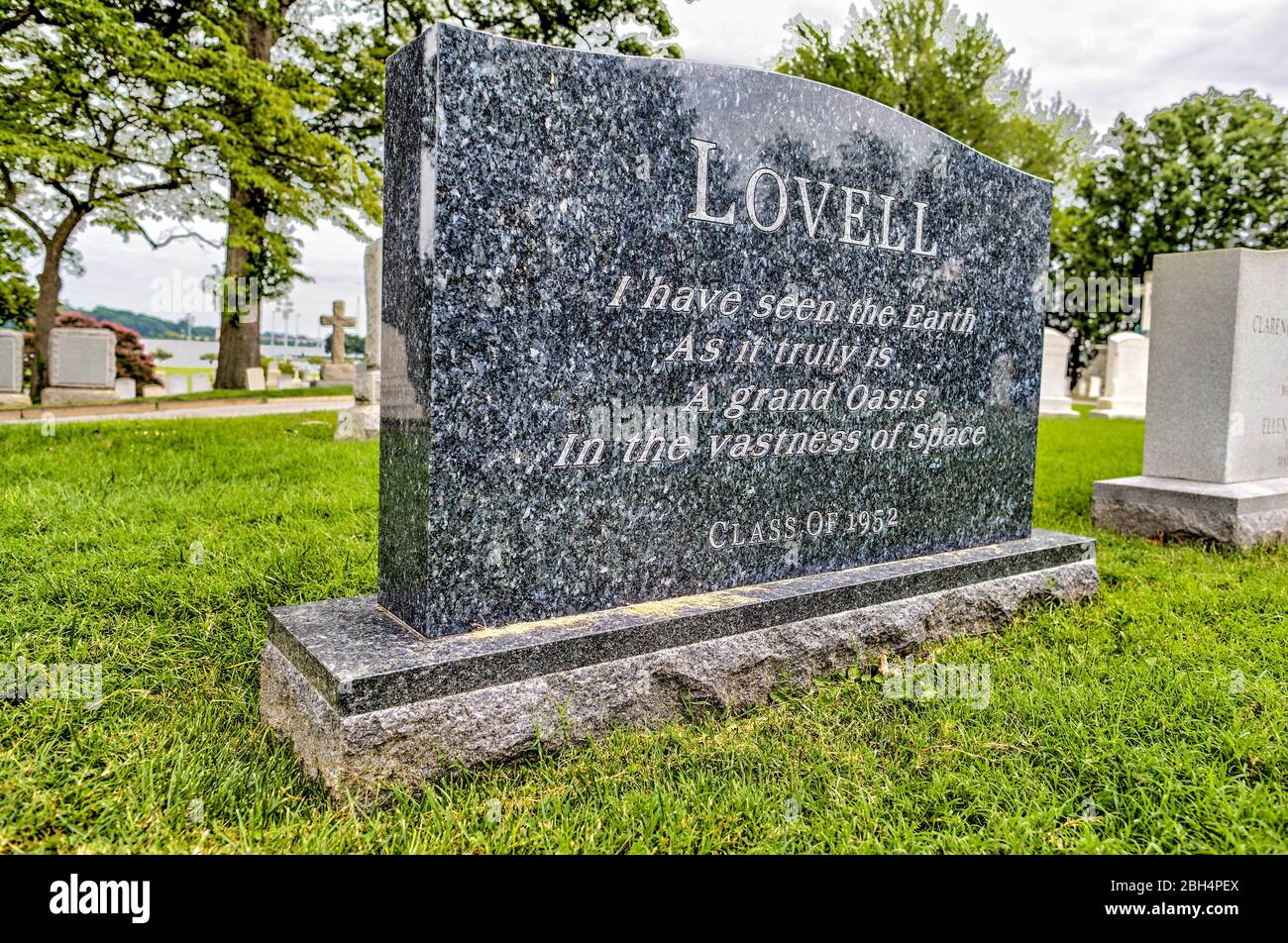 Aug 9, 2019 - Annapolis, Maryland, USA - The headstone of Captain JAMES ...