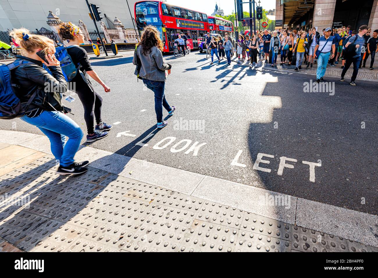Look left road sign uk hi-res stock photography and images - Alamy