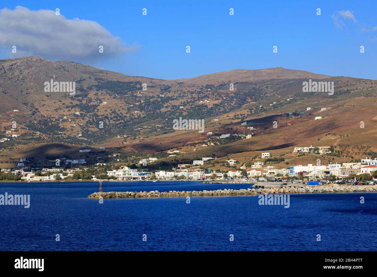 Port of Gavrio,Andros Island,Greece,Europe Stock Photo - Alamy