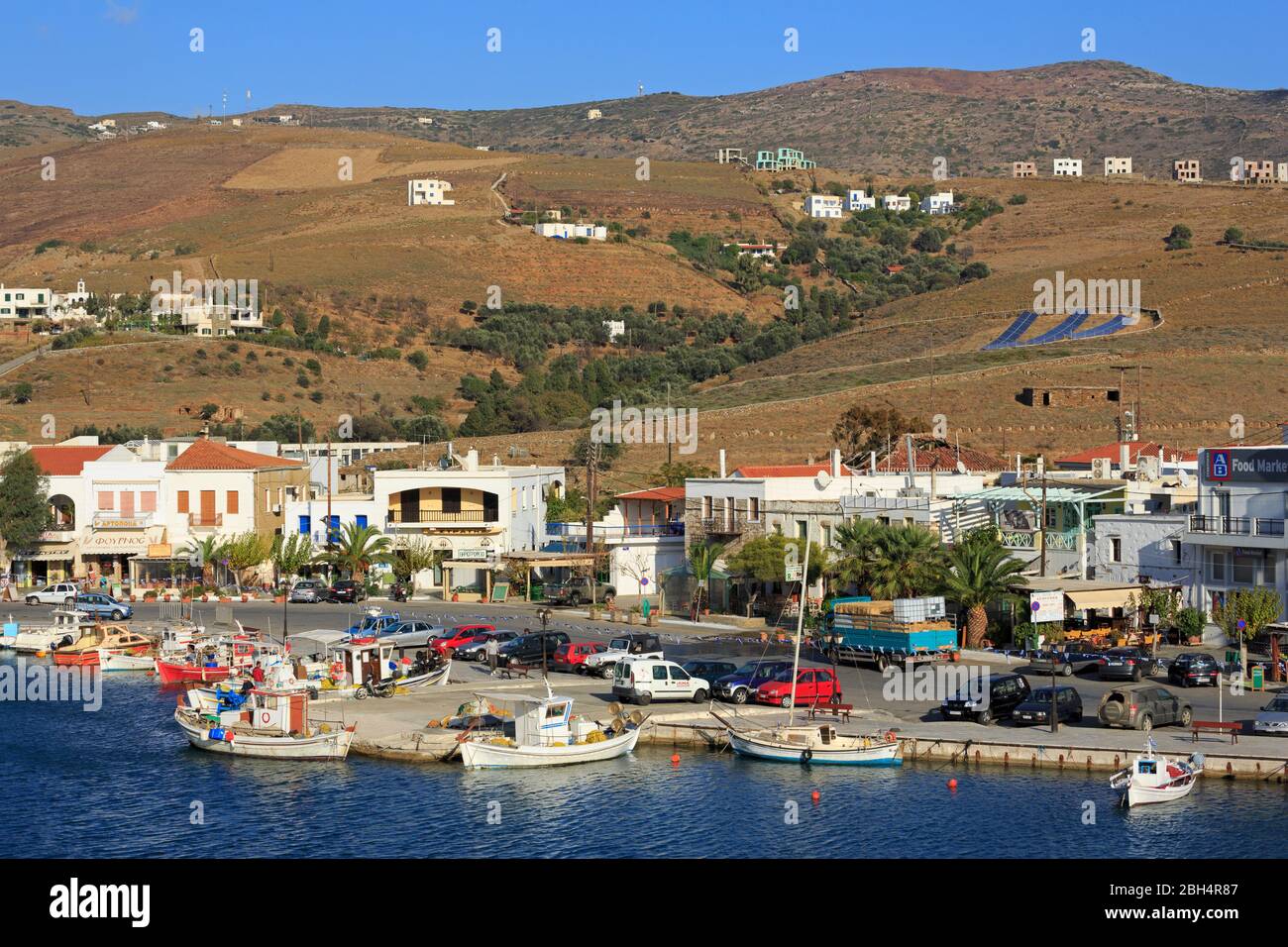 Port of Gavrio,Andros Island,Greece,Europe Stock Photo - Alamy