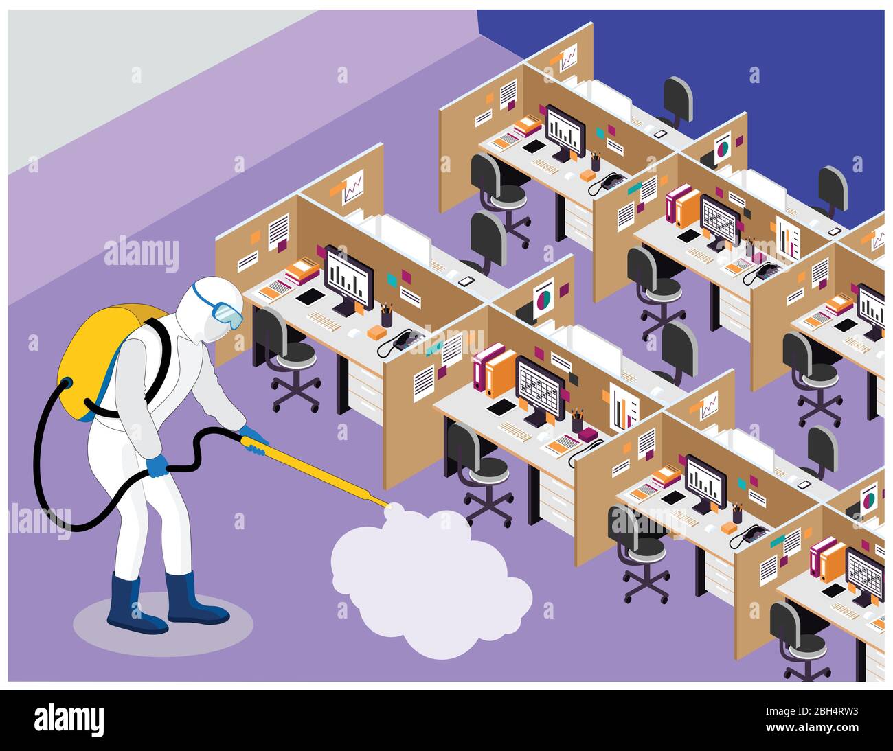 Sanitizing spray machine Cut Out Stock Images & Pictures - Alamy