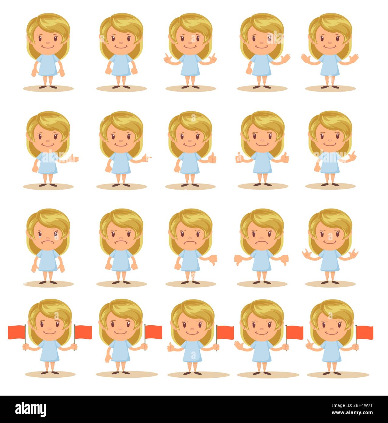 Cute girl up vector Stock Vector Images - Alamy