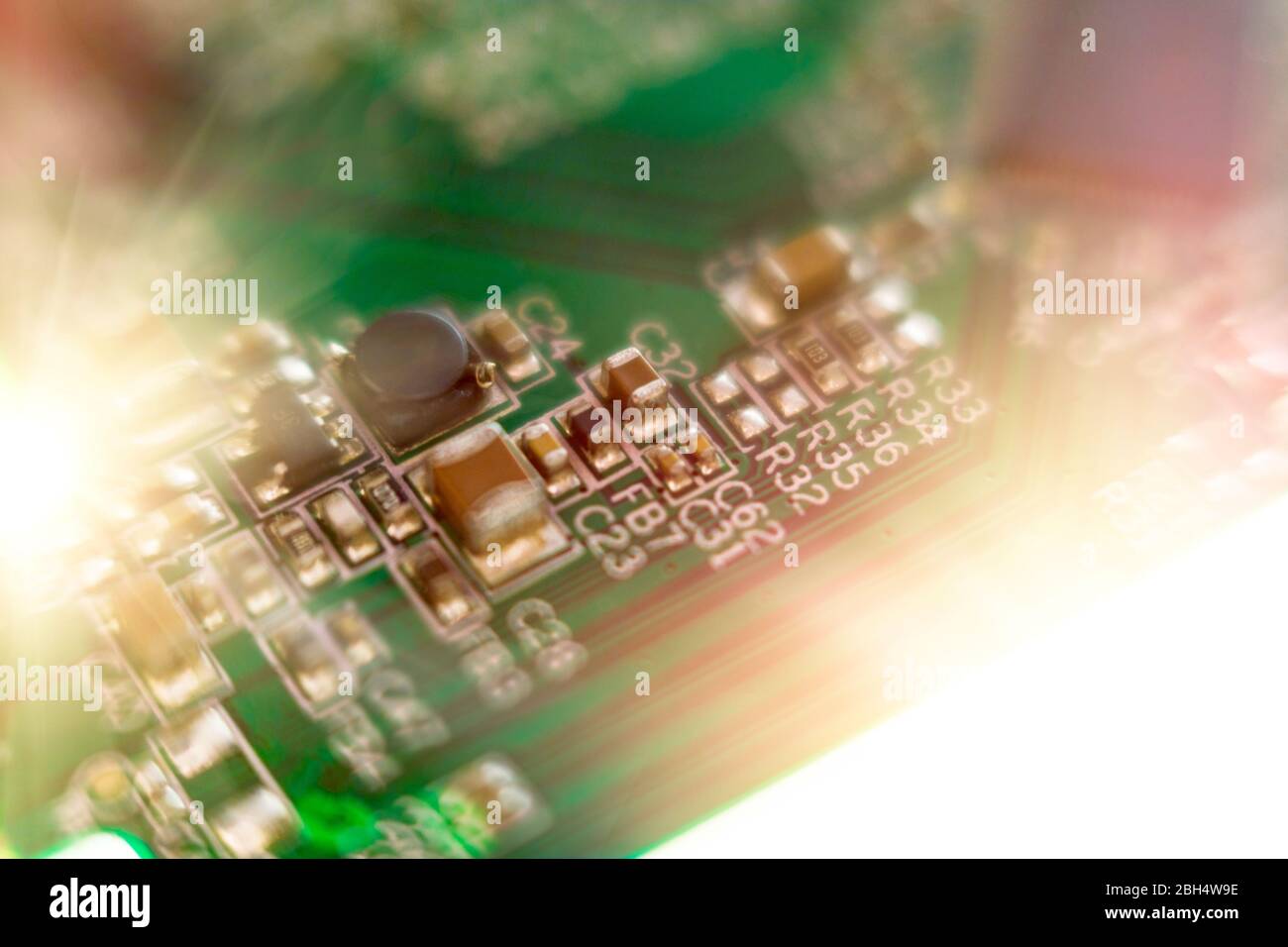 Green circuit hi-res stock photography and images - Alamy