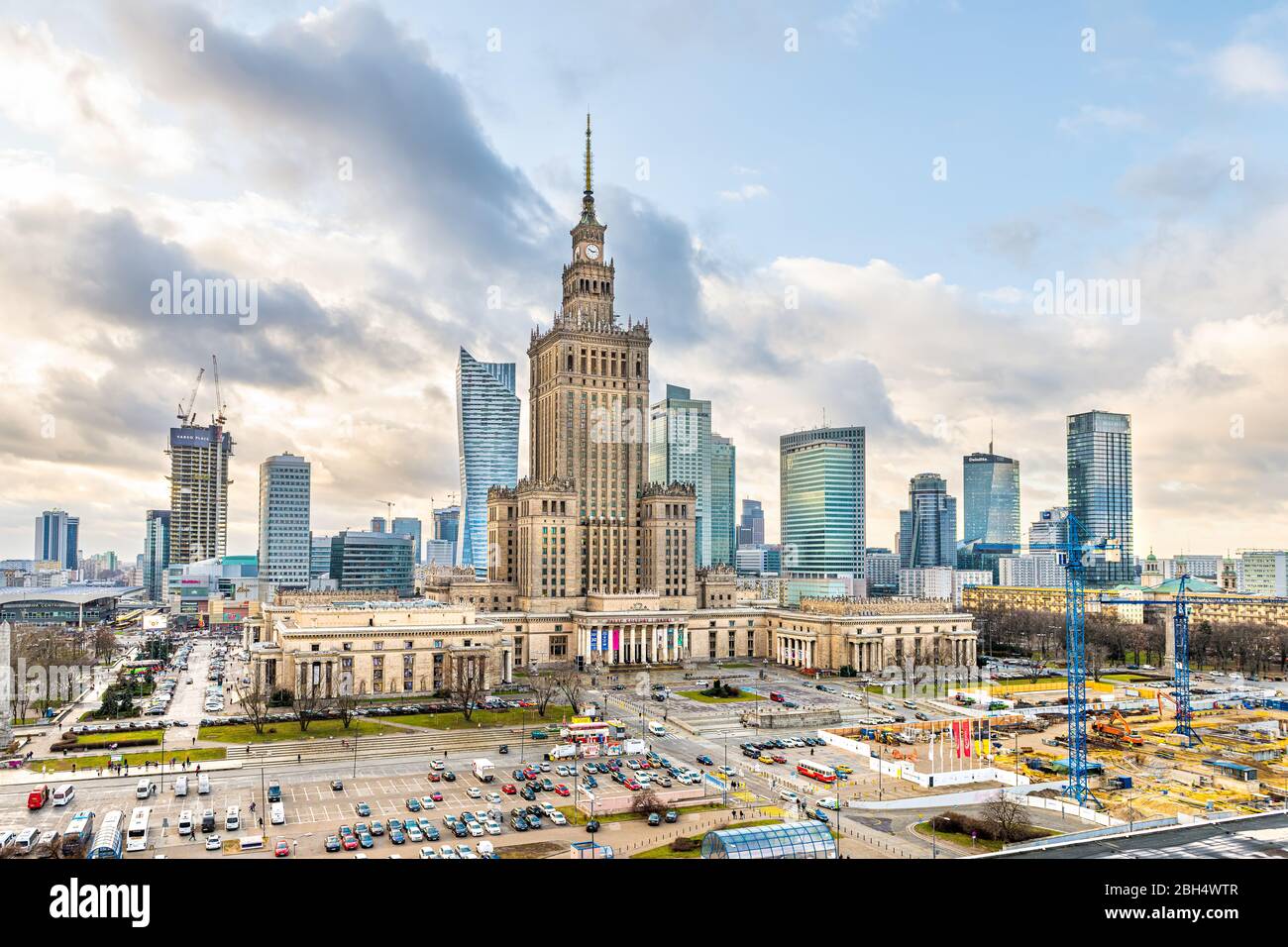 Warsaw Poland Skyline
