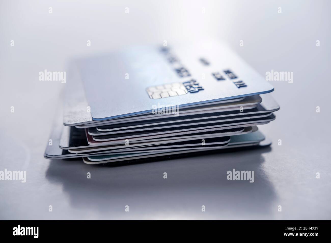 Stack of credit cards Stock Photo - Alamy