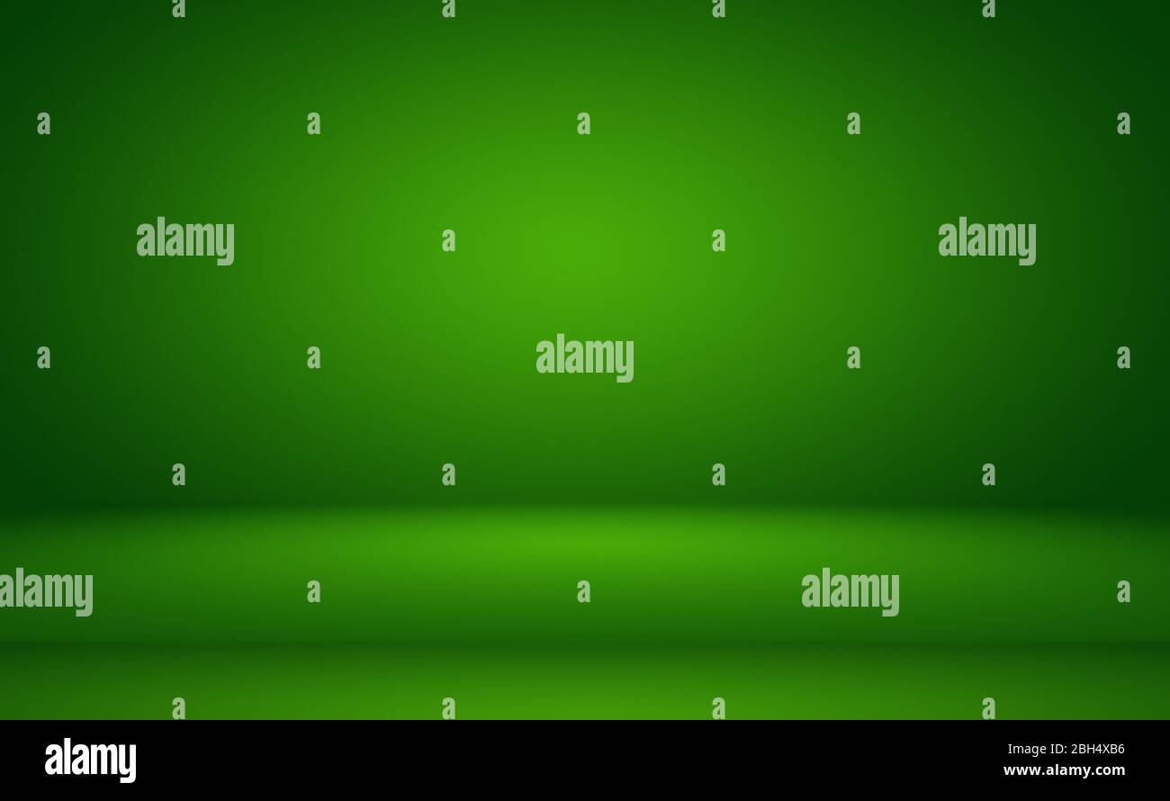 Green gradient abstract background empty room with space for your text ...