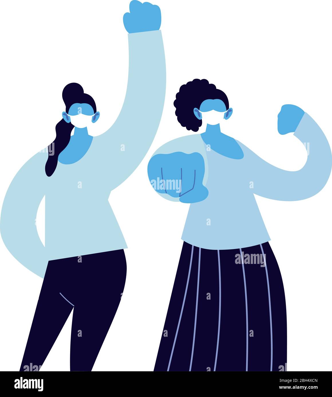 Empowered face Stock Vector Images - Alamy