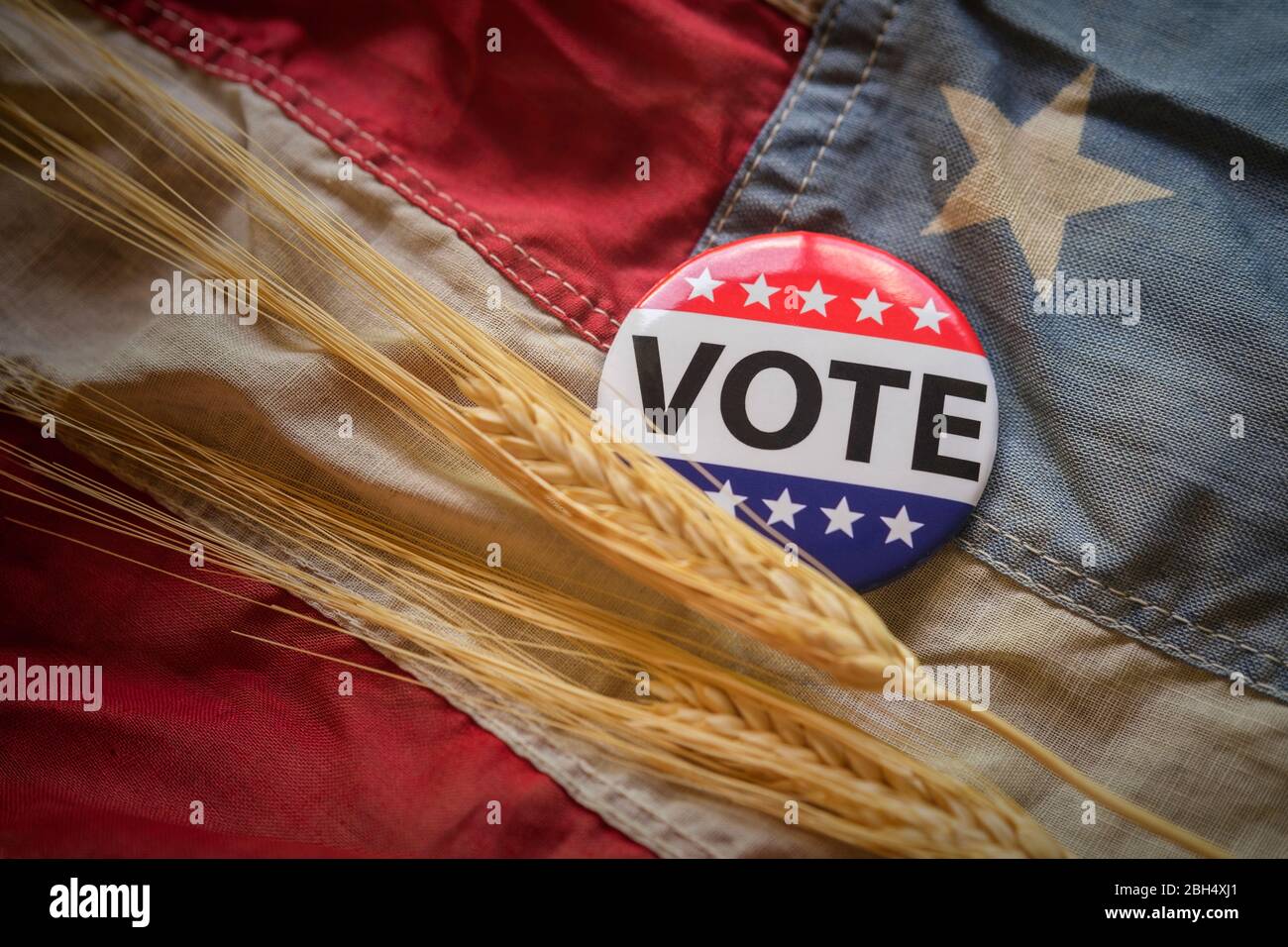 American flag text vote hi-res stock photography and images - Alamy