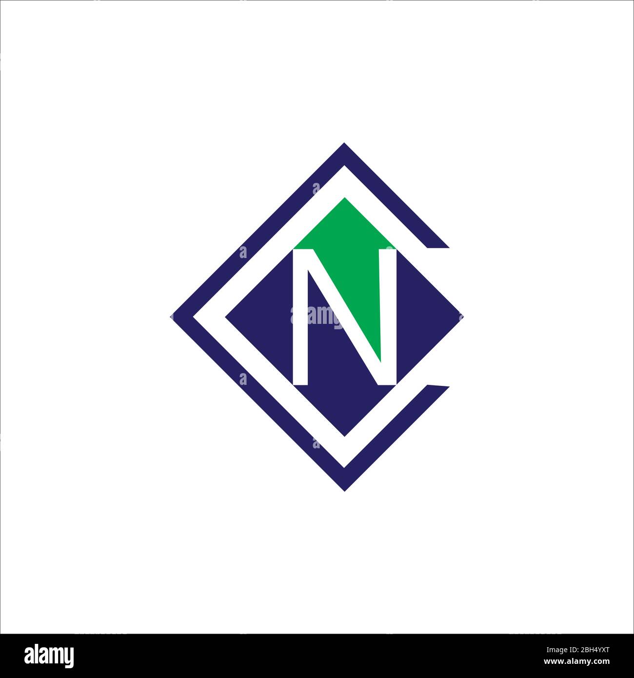 Cn logo design hi-res stock photography and images - Alamy