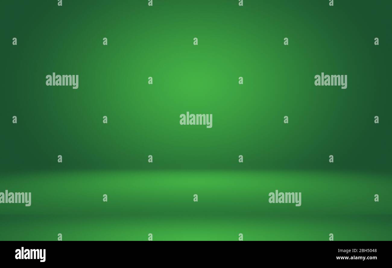 Green gradient abstract background empty room with space for your text ...