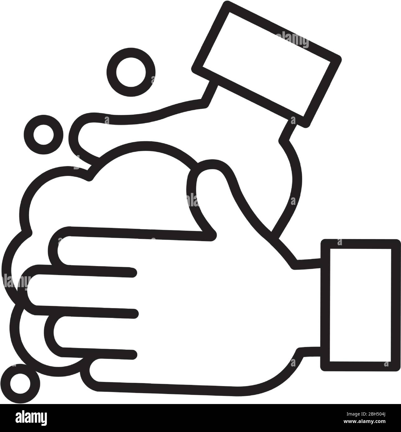 Handwashing sign Black and White Stock Photos & Images - Alamy