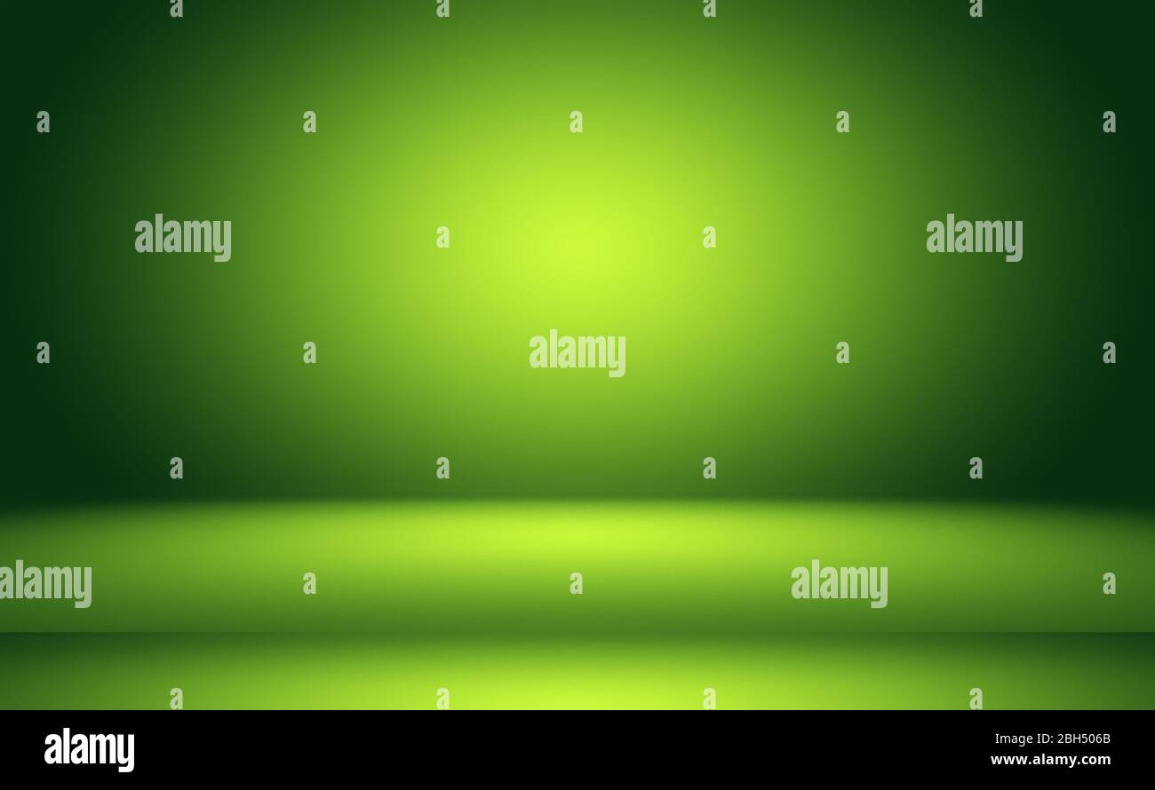Green gradient abstract background empty room with space for your text ...
