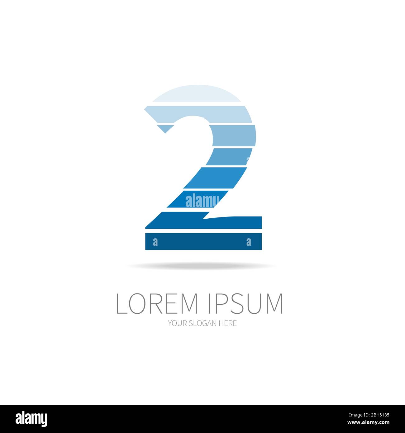 Number 6 logo, modern emblem, desing element template. Isolated Vector ...