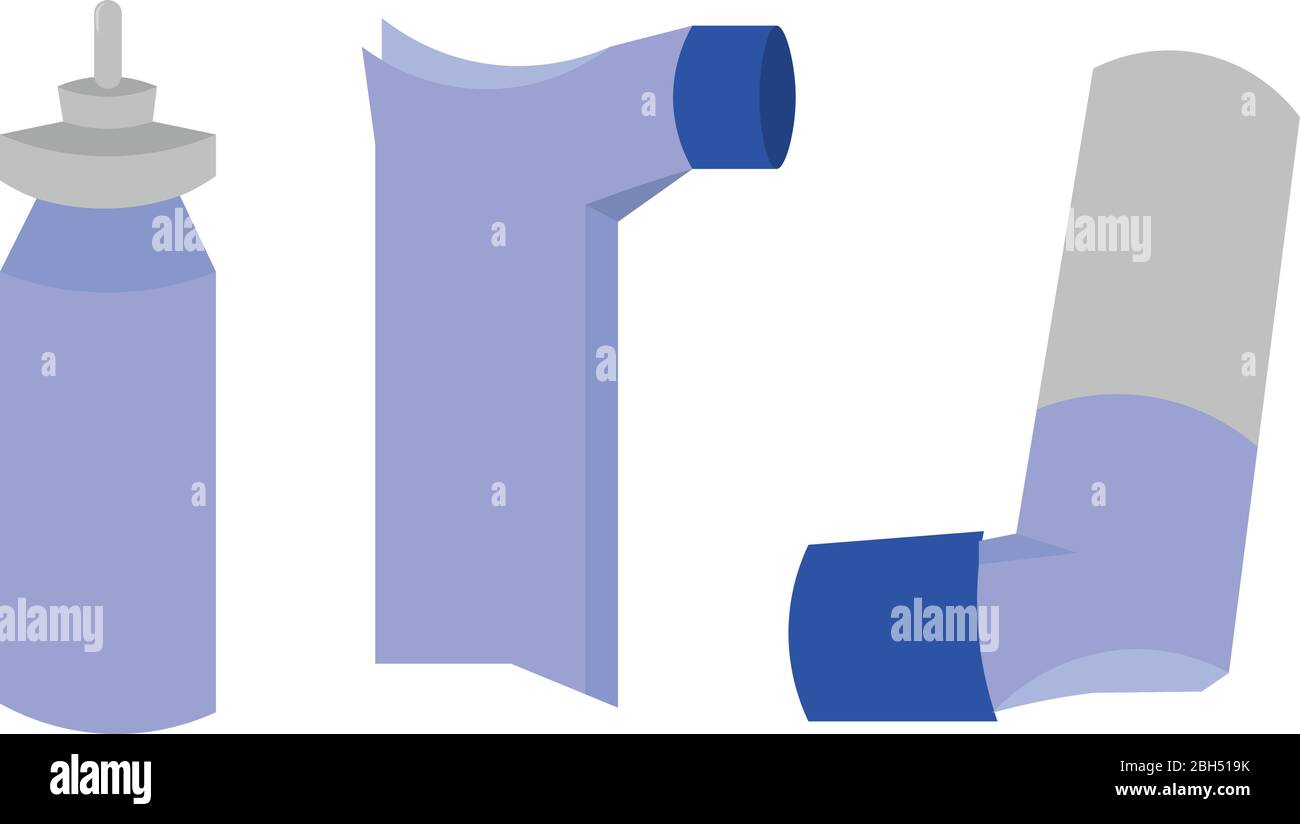 Set of vector inhalers. Therapy of bronchial obstruction and asthma ...