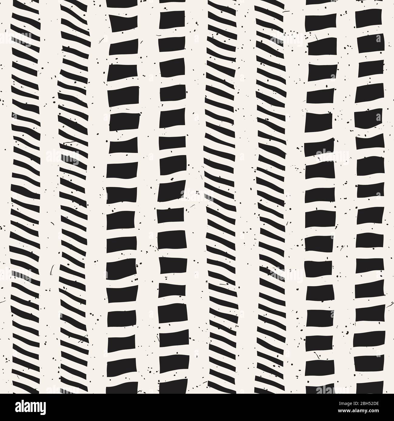 Seamless geometric vector pattern. Monochrome black and white vertical ...