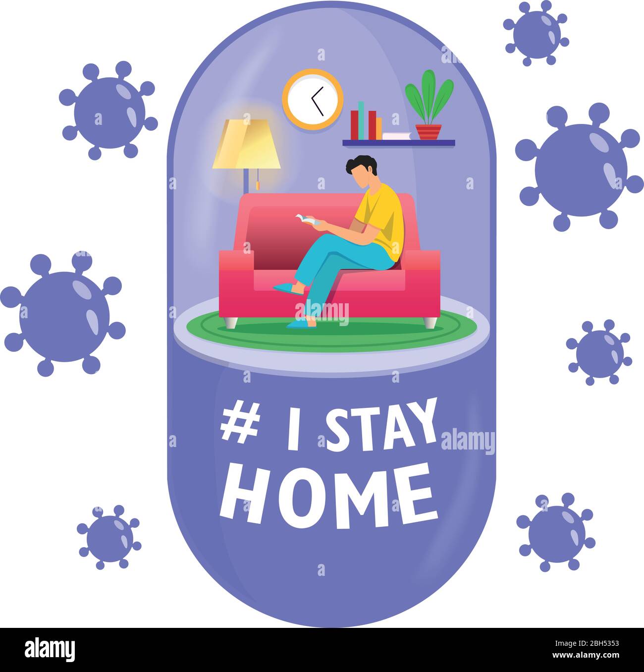 Protect form covid19 Stock Vector Images - Alamy