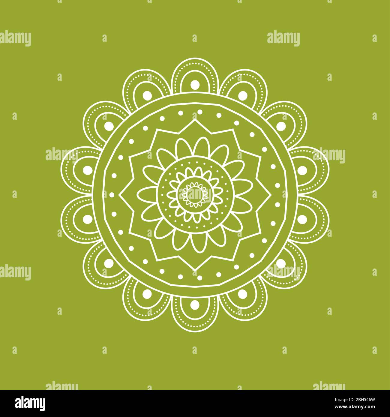 Mandala. Floral pattern Stock Vector Image & Art - Alamy