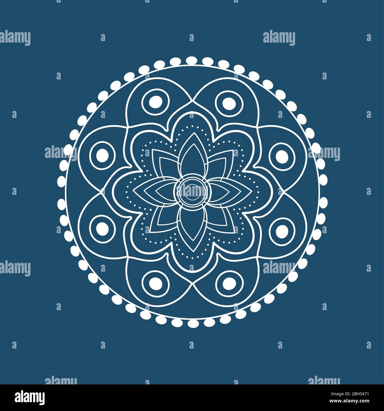 Mandala. Floral pattern Stock Vector Image & Art - Alamy