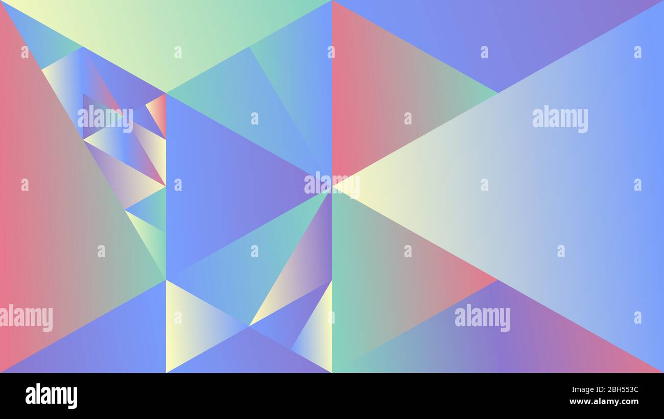 Multicolored geometric dynamic gradient triangular background design ...