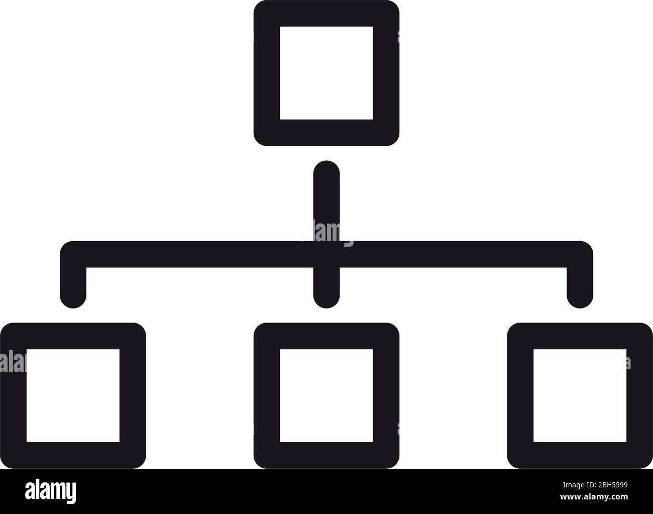 conceptual map icon over white background, line style, vector ...