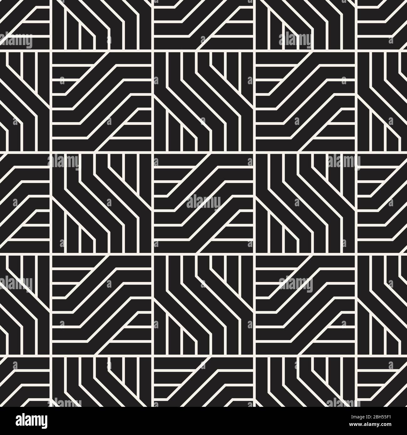 Abstract geometric pattern with crossing stripes. Vector seamless ...
