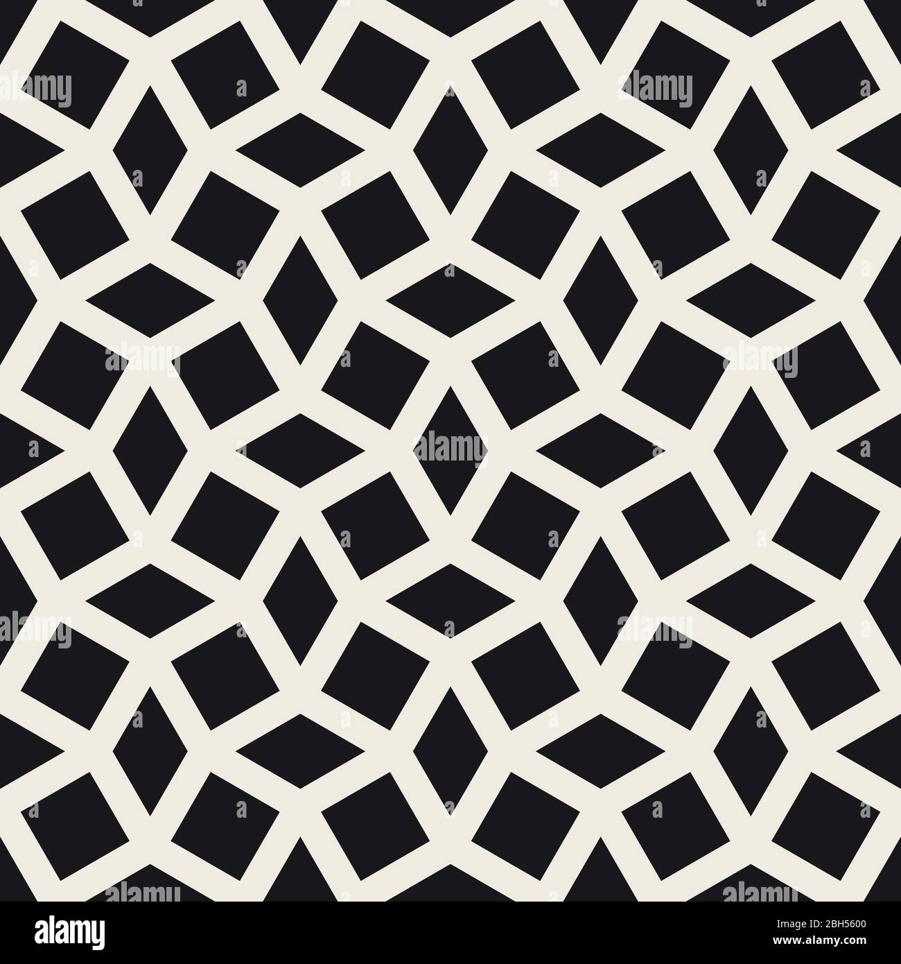 Vector seamless geometric pattern. Simple abstract lines lattice. Repeating rhombus shapes ...