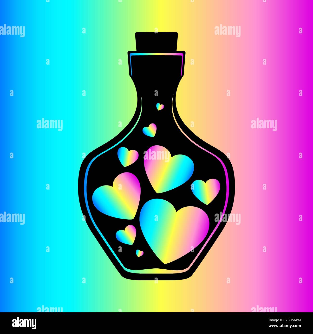 Elixir of love Stock Vector Images - Alamy