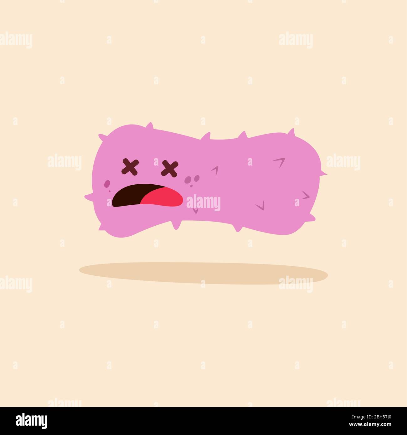 Dead virus cartoon Stock Vector Image & Art - Alamy