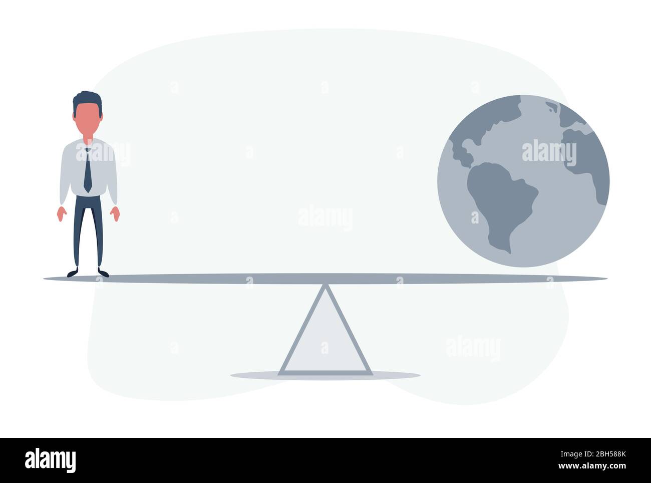 Balance of power and cartoon hi-res stock photography and images - Alamy